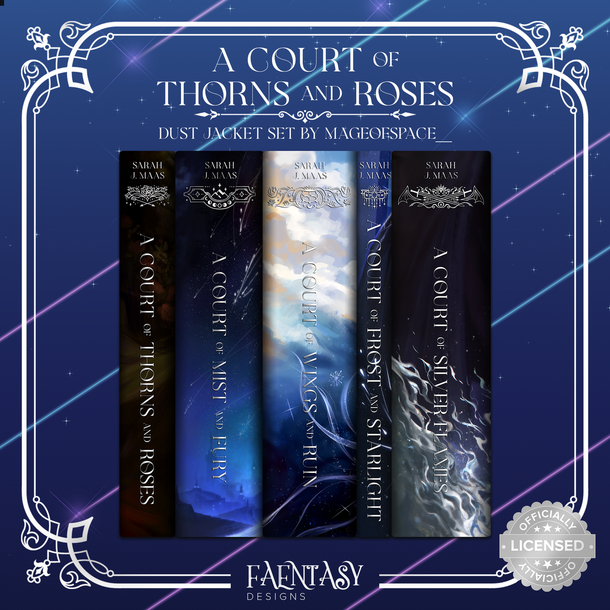 ACOTAR Dust Jacket Set – Faentasy Designs