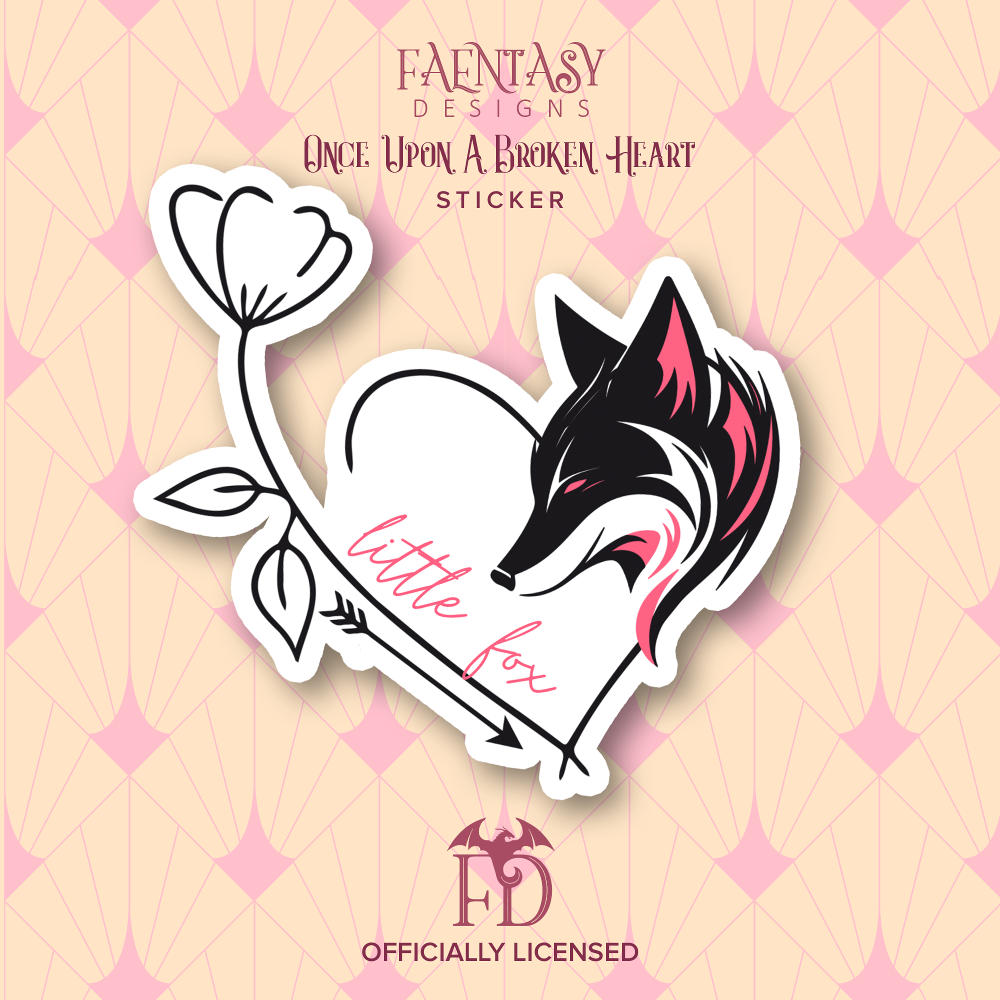 Little Fox Sticker – Faentasy Designs
